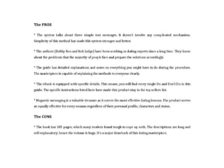 Magnetic Messaging The Key Lock Sequence | PDF