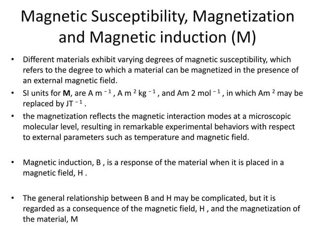 MAGNETIC METHOD IN GEOPHYSICAL SURVEY.pptx | Chemistry | Science