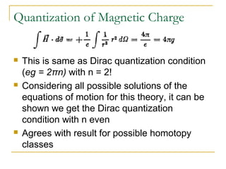 Magnetic monopoles and group theory. | PPT