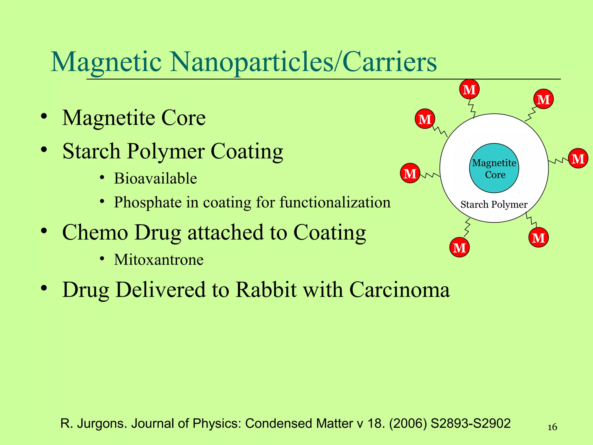 Magnetic nanoparticles applications and bioavailability for cancer ...