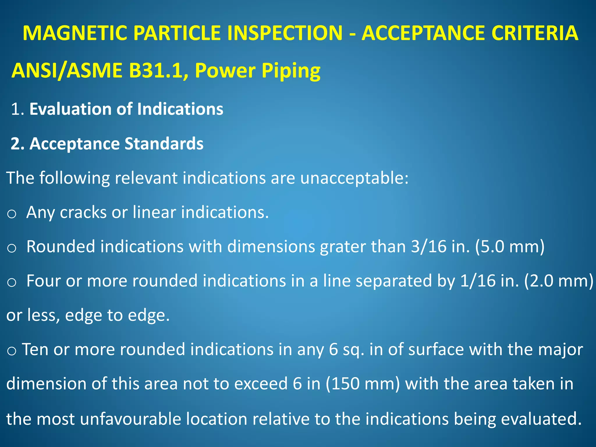 Self Study Magnetic Particle Inspection | PPTX