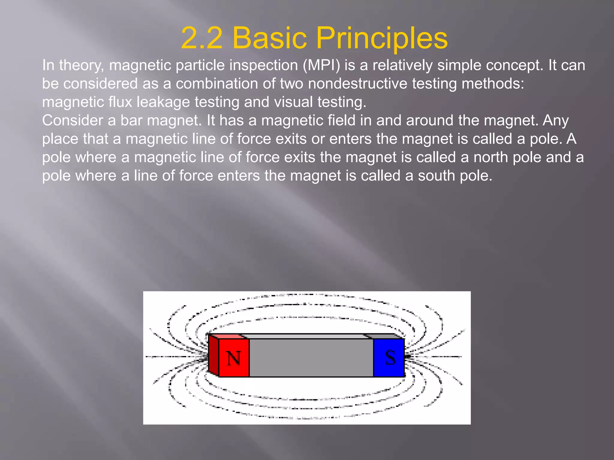 Magnetic particle inspection | PPTX
