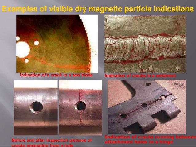 Magnetic particle inspection