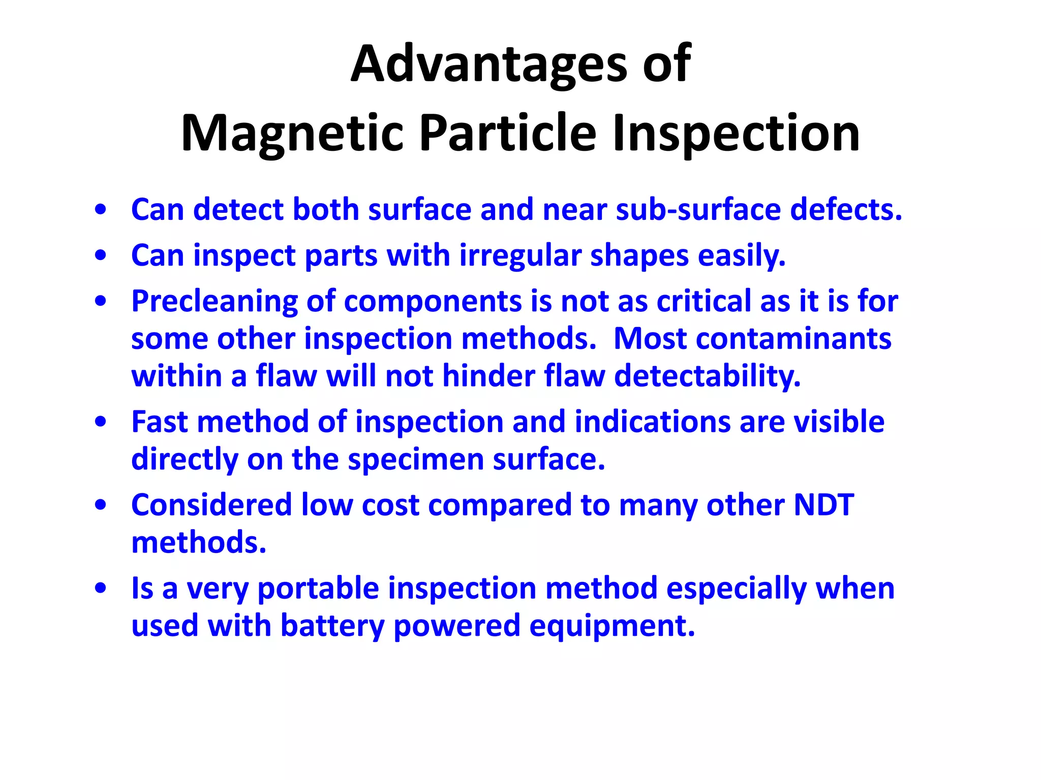 Magnetic particle inspection | PDF