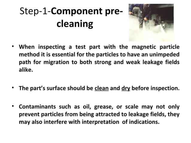 Magnetic particle inspection | PPT