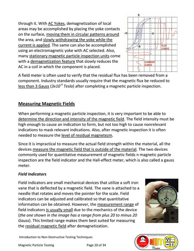 Magnetic particle testing | PDF | Chemistry | Science