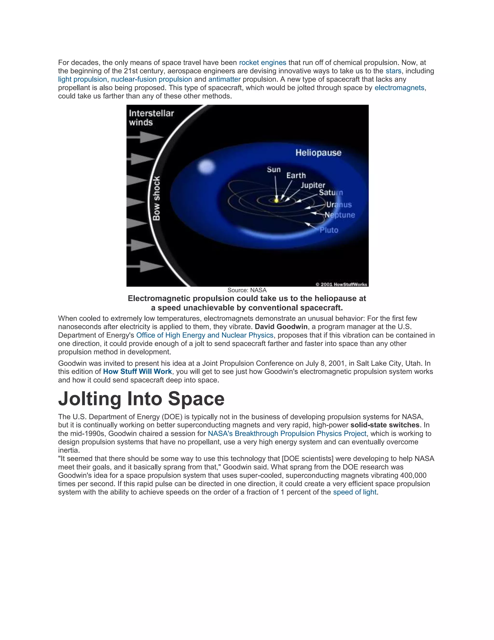 Magnetic Propulsion | DOCX