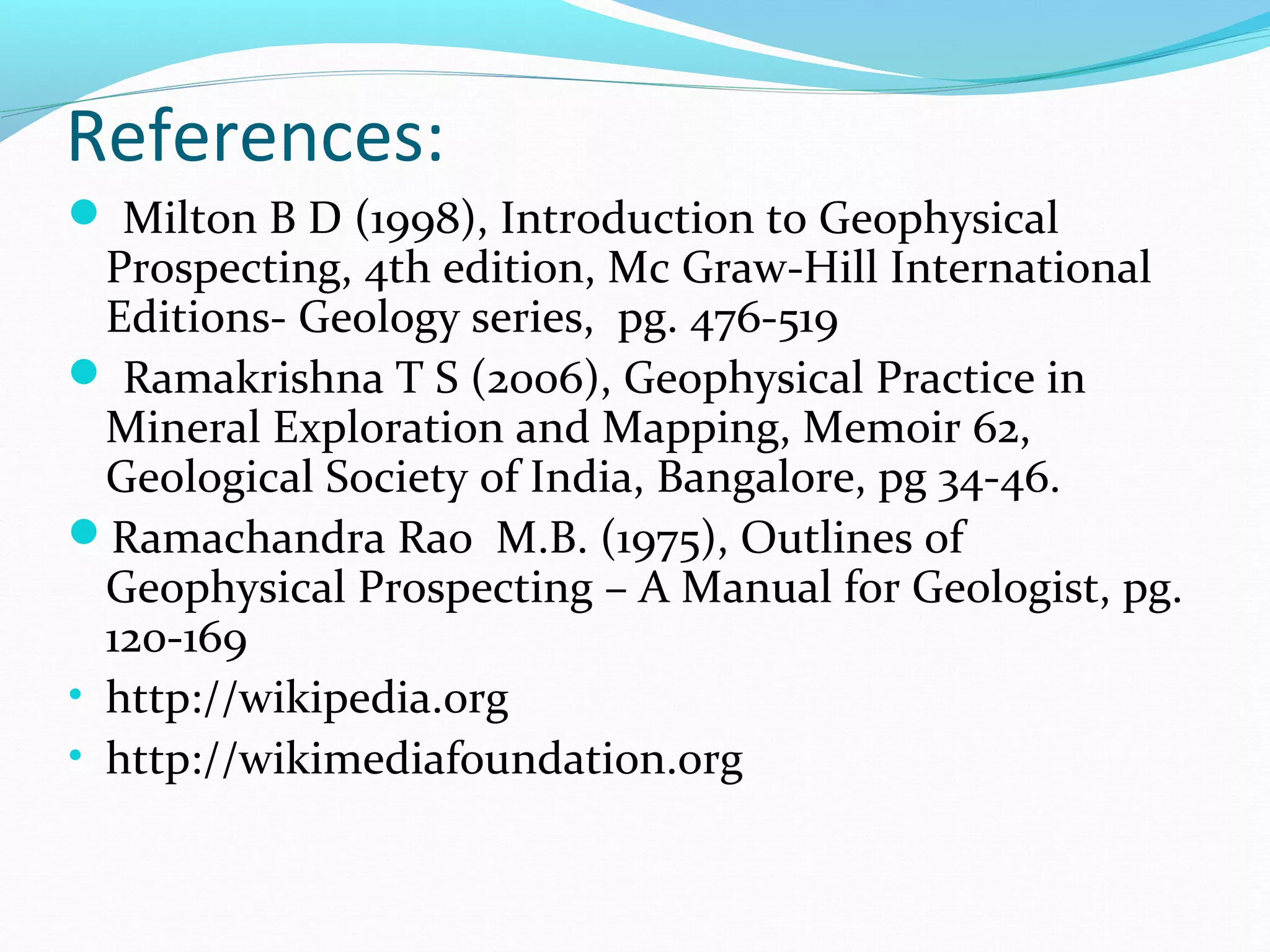 Magnetic prospecting | PPT