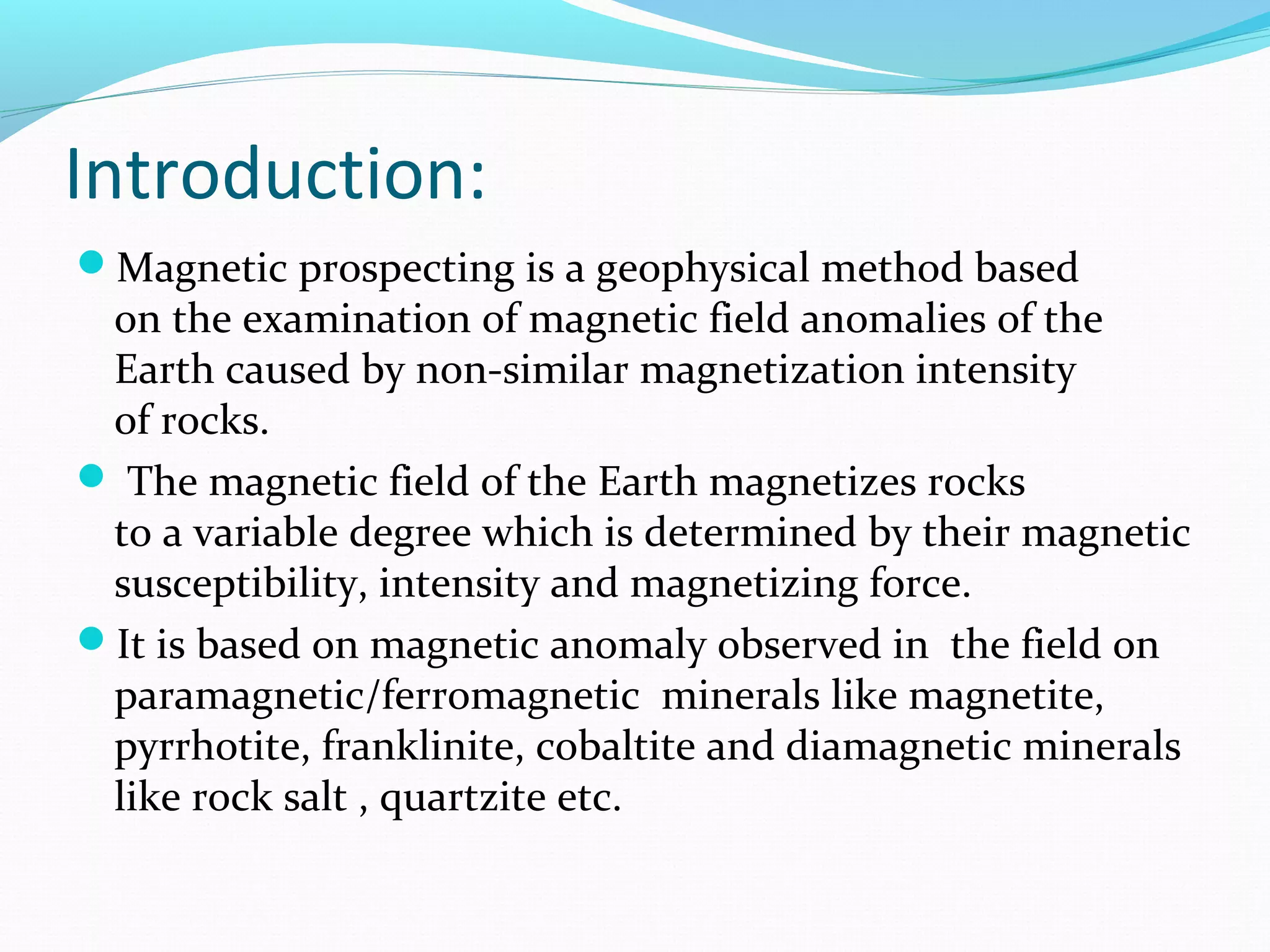 Magnetic prospecting | PPT