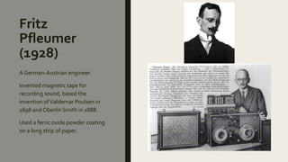 Magnetic reel tape | PPTX