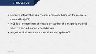 MAGNETIC REFRIGERATION-PROJECT new (2) (1) (1).pptx