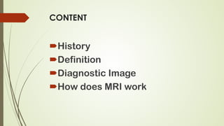 Magnetic resonance imaging | PDF
