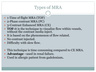 Magnetic Resonance Imaging Brain (MRA).pptx,umour, Metastases Cranial ...