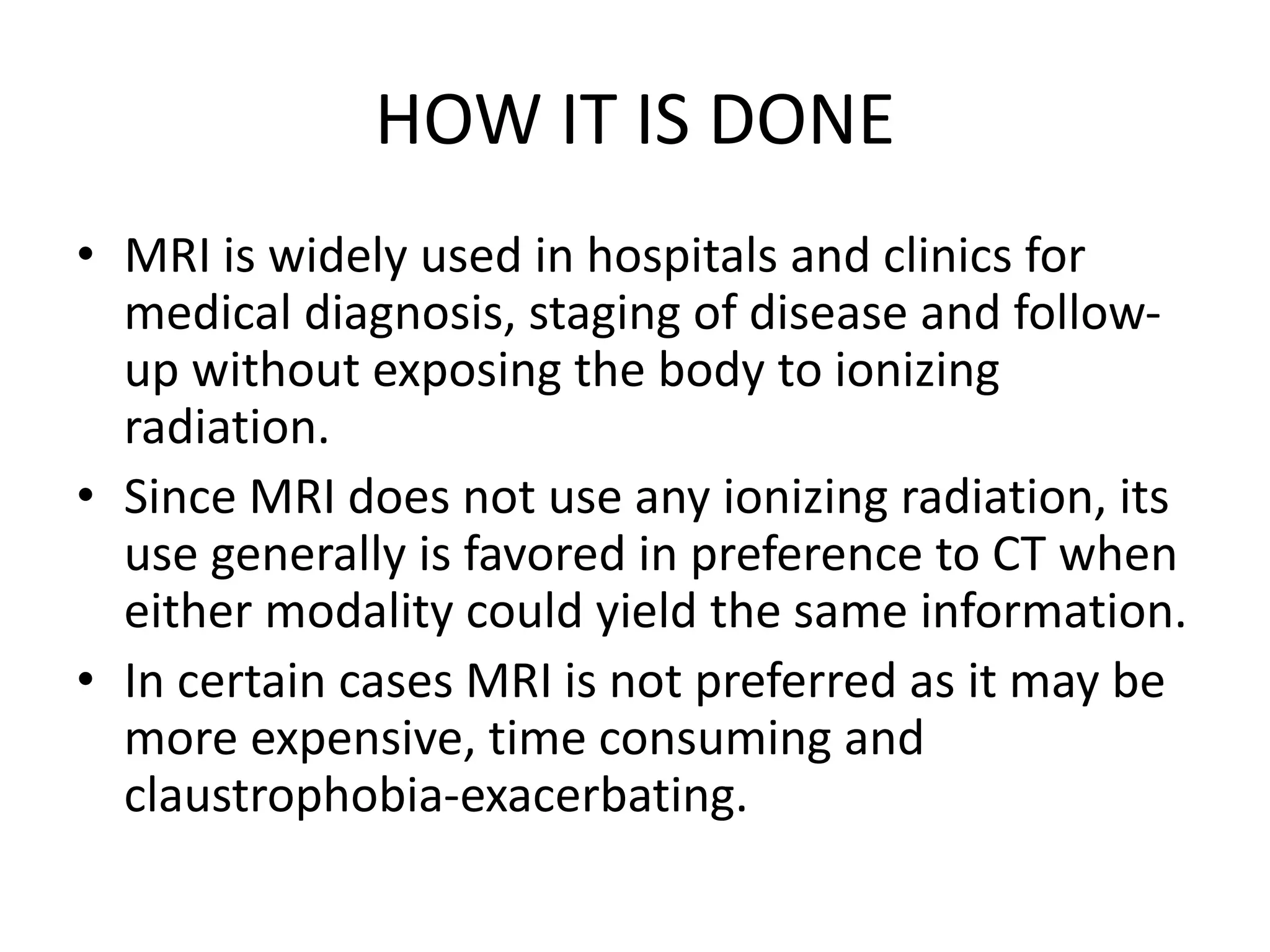 Introduction to Magnetic resonance imaging (mri) | PPTX