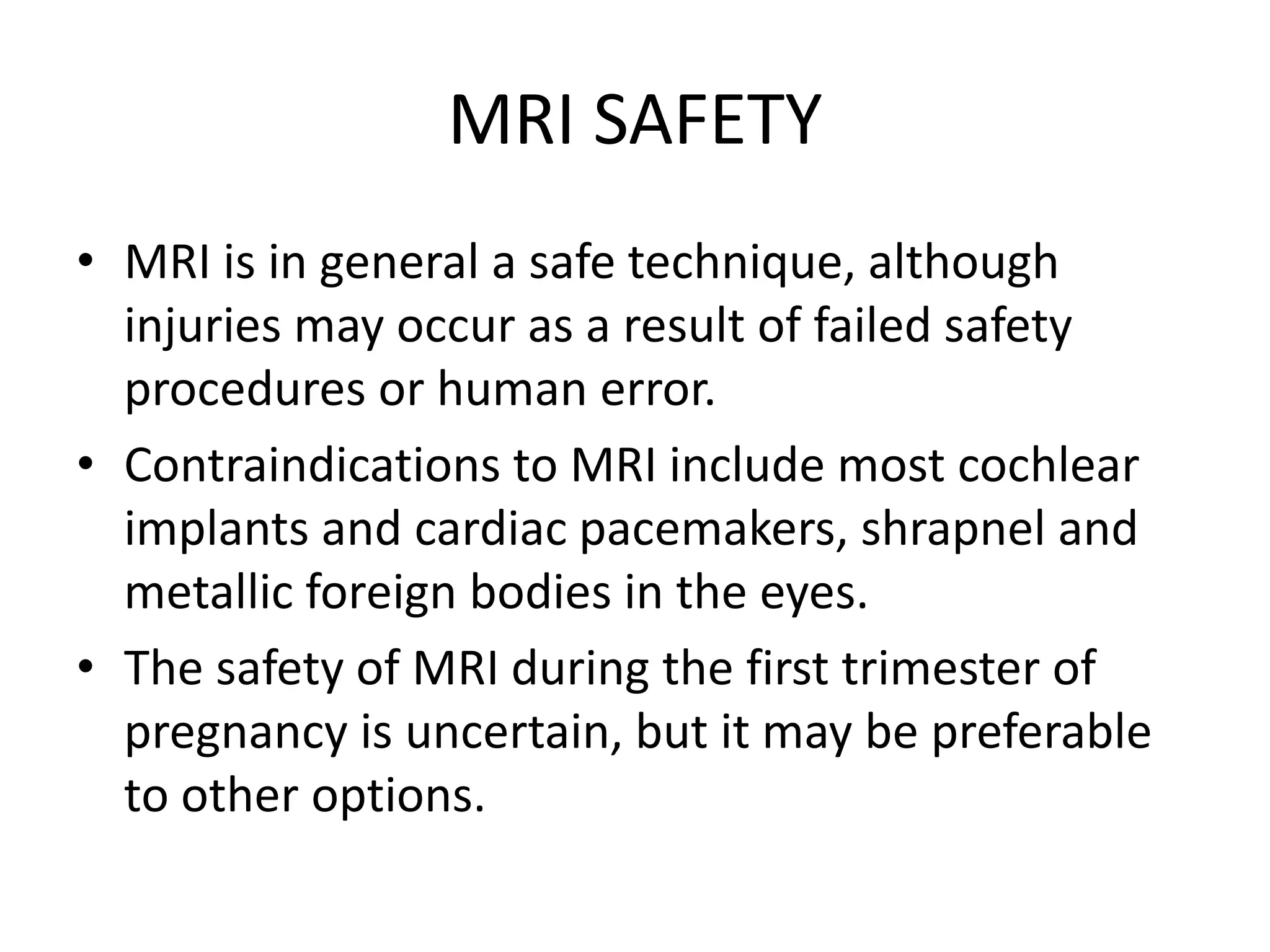 Introduction to Magnetic resonance imaging (mri) | PPTX