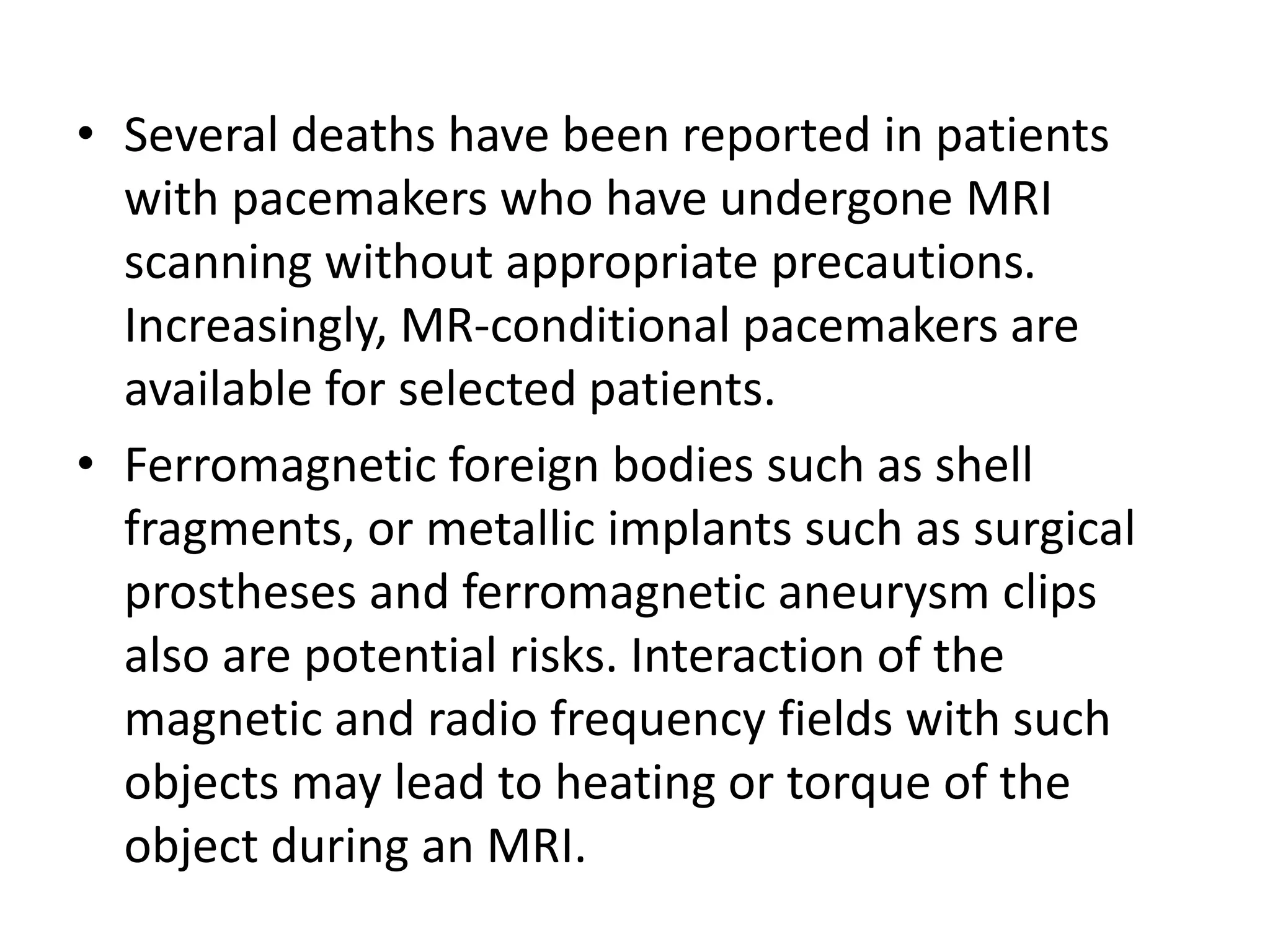 Introduction to Magnetic resonance imaging (mri) | PPTX