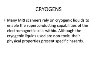 Introduction to Magnetic resonance imaging (mri) | PPTX