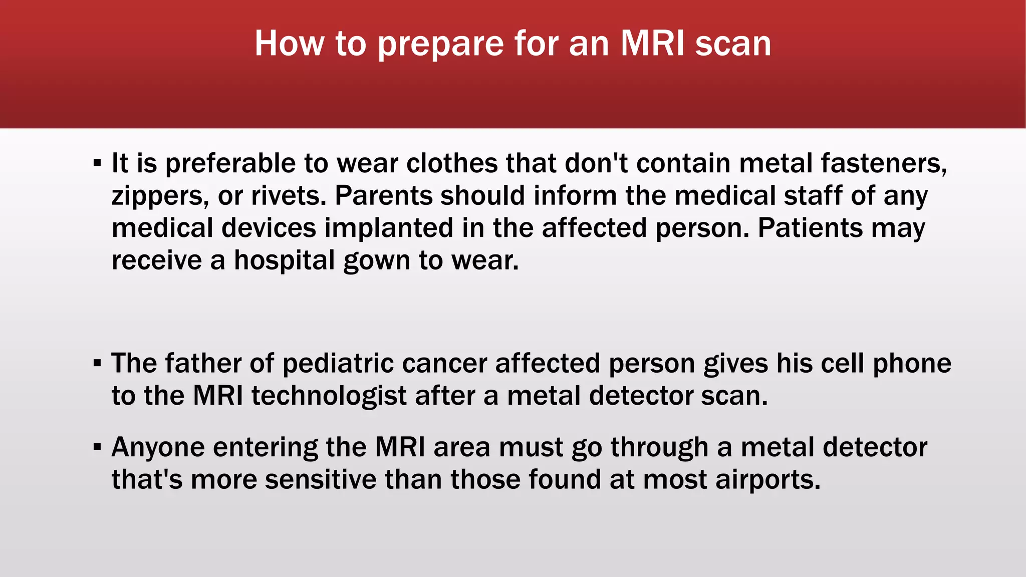 Magnetic resonance imaging (MRI) - medical information | PPTX