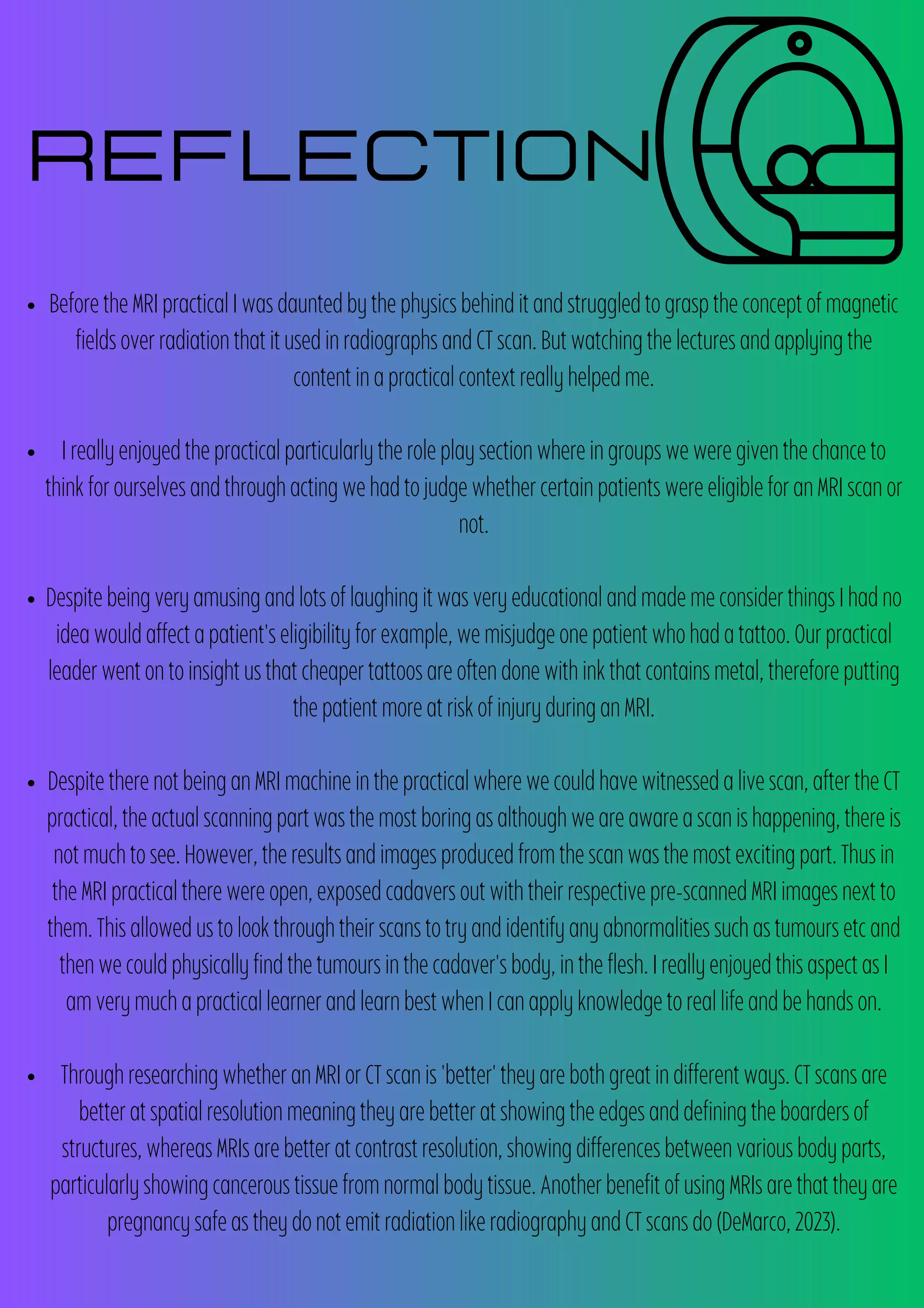 Magnetic Resonance Imaging Reflection.pdf