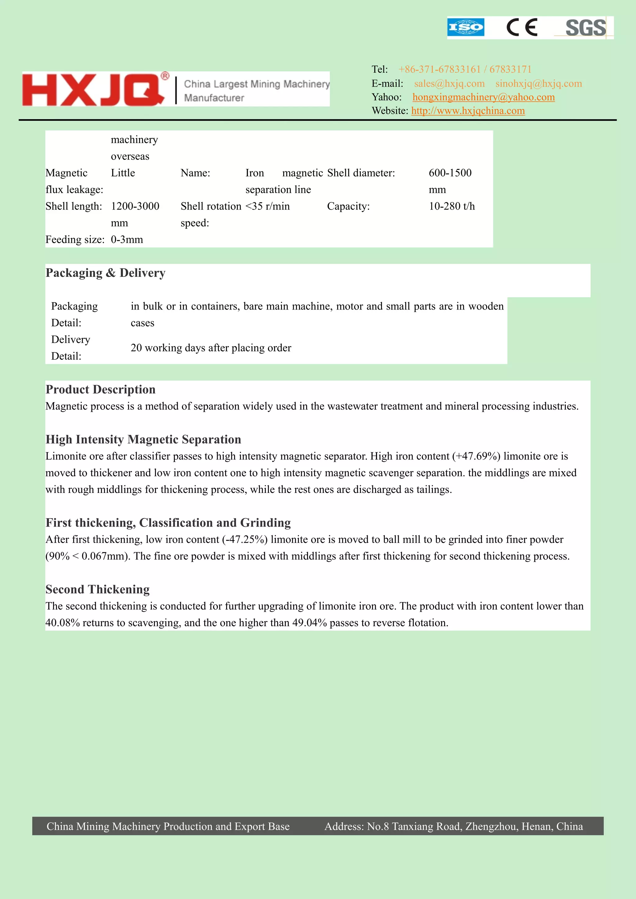 Magnetic separation process | PDF | Physics | Science
