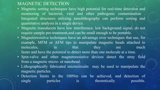 Magnetic sepertion,detection & targeting | PPTX