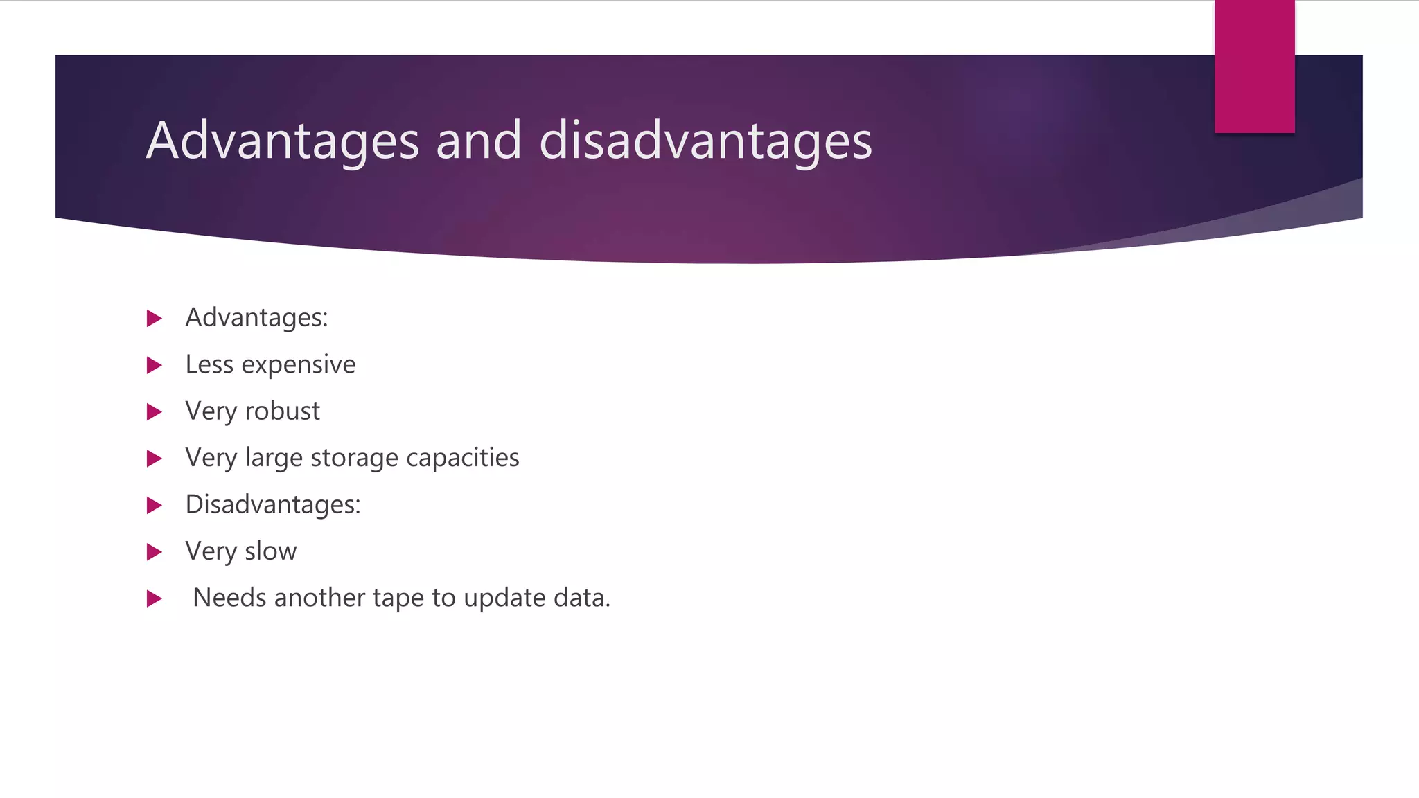 Magnetic storage devices | PPTX