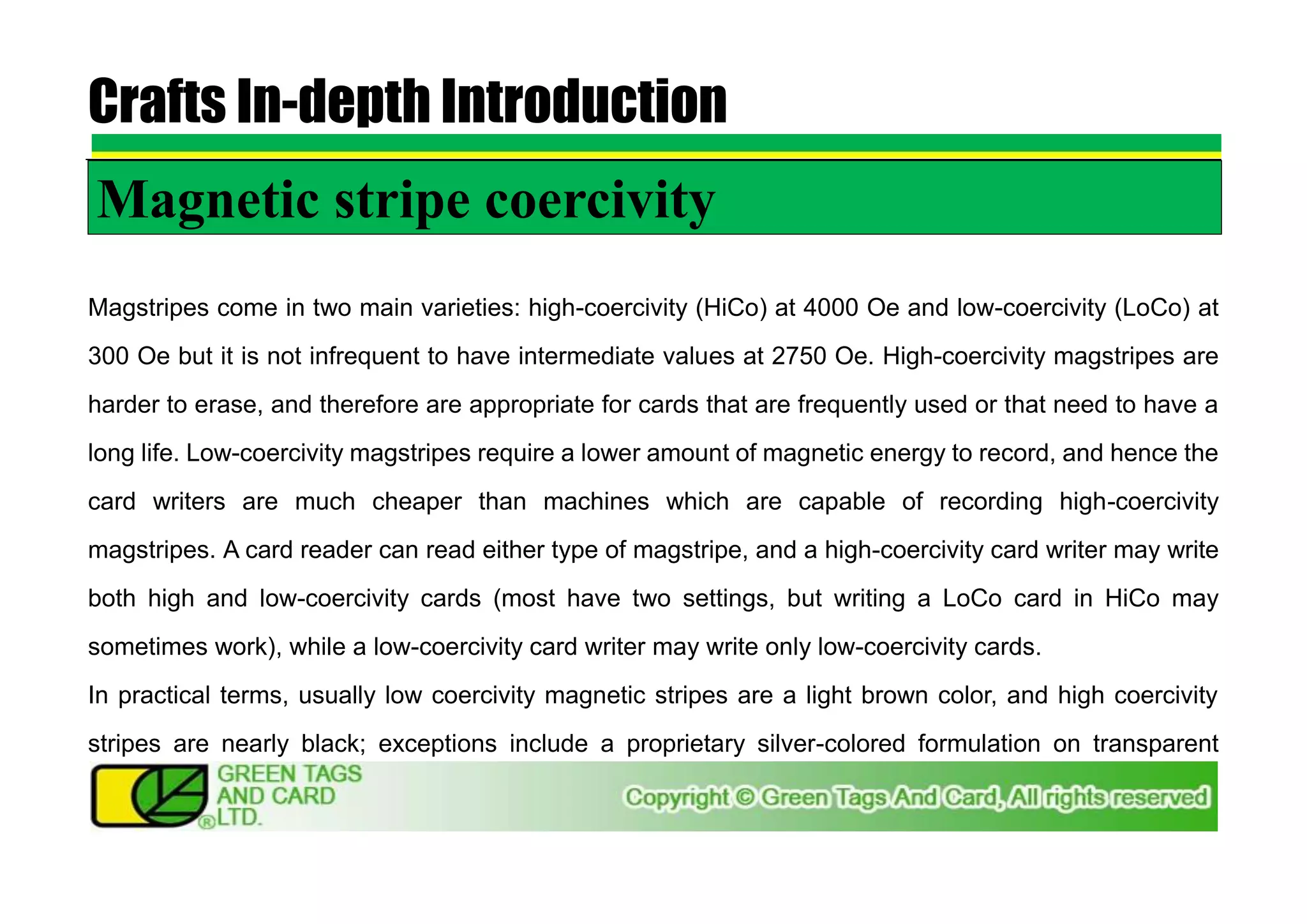 Magnetic Stripe card | PDF