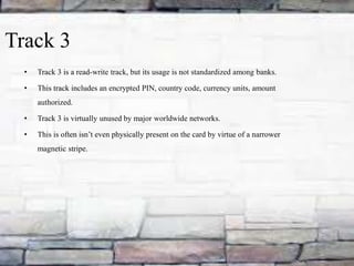 Magnetic stripe on the back of credit card | PPT