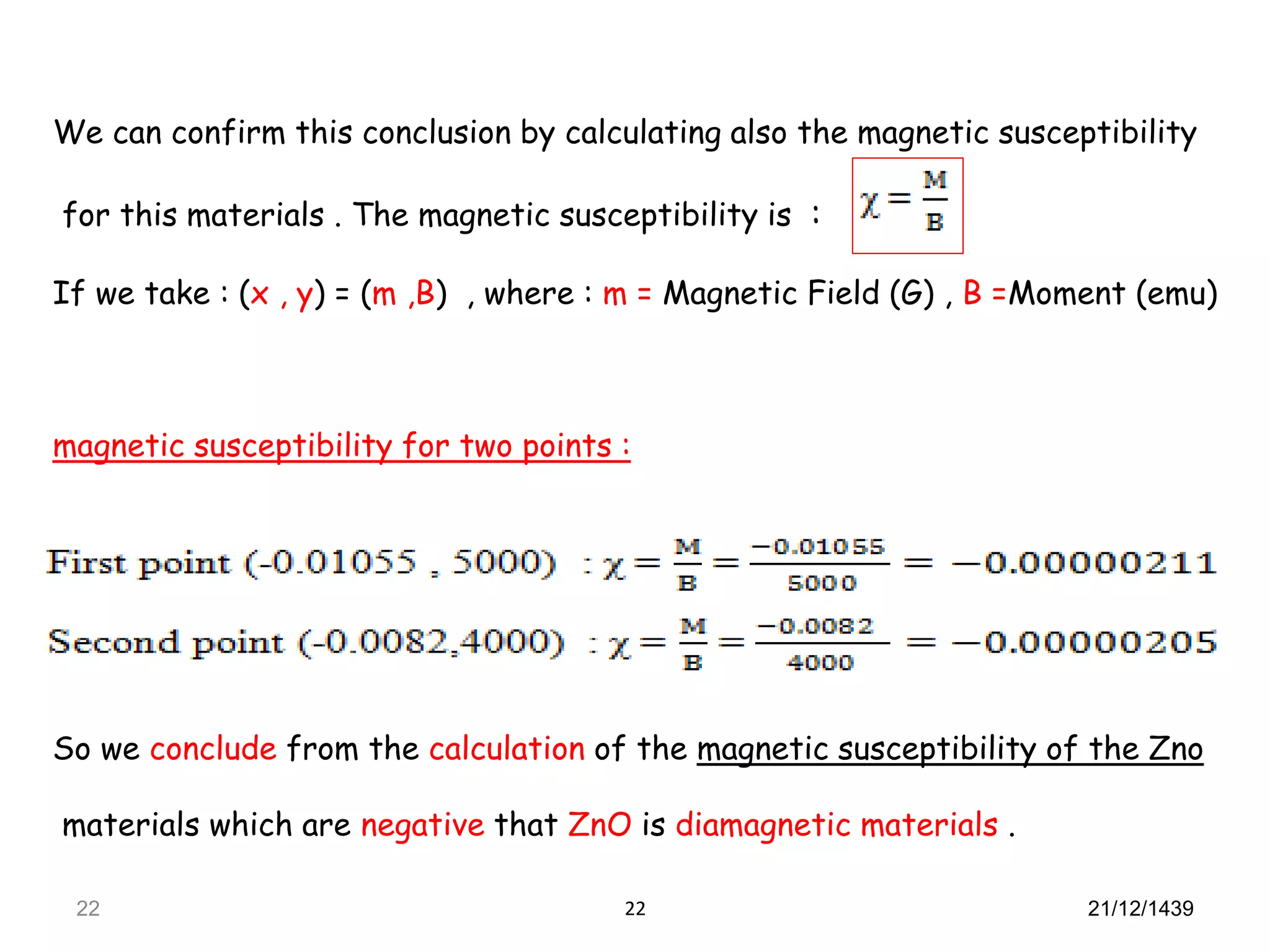 Magnetic susceptibility of magnetic materials | PPTX