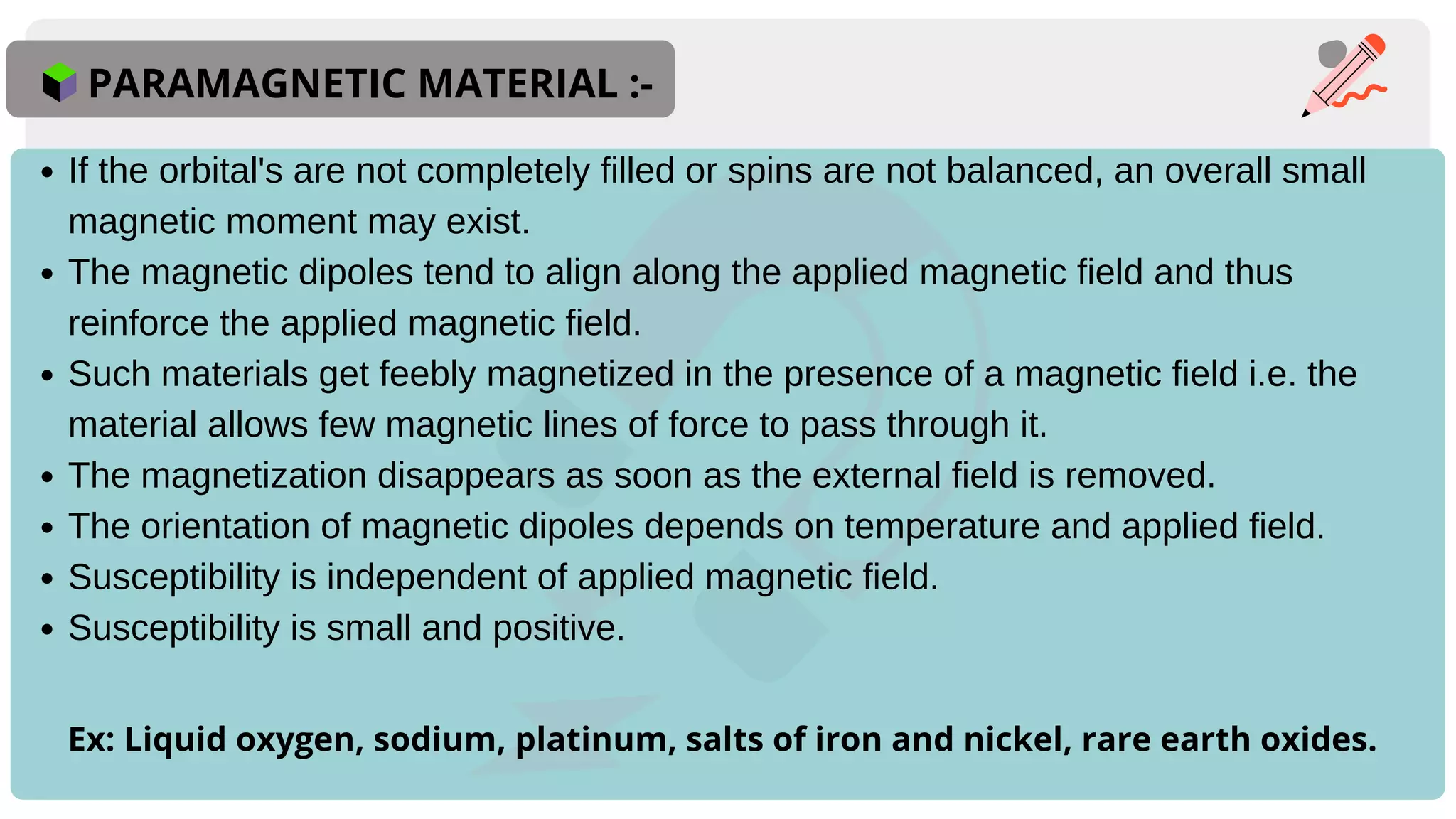 Magnetic Materials, Properties of magnetic materials and it's ...