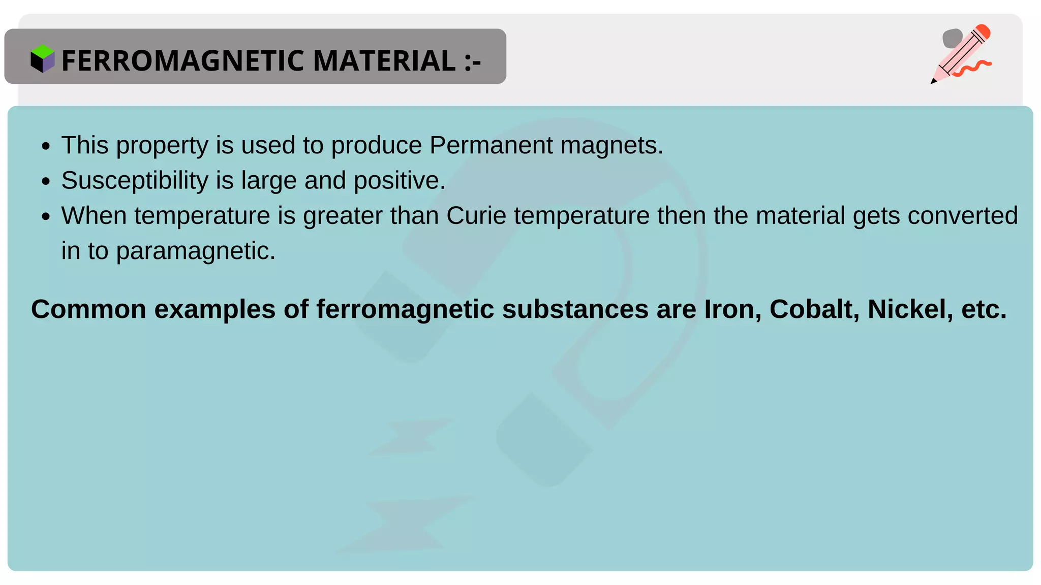 Magnetic Materials, Properties of magnetic materials and it's application | PDF