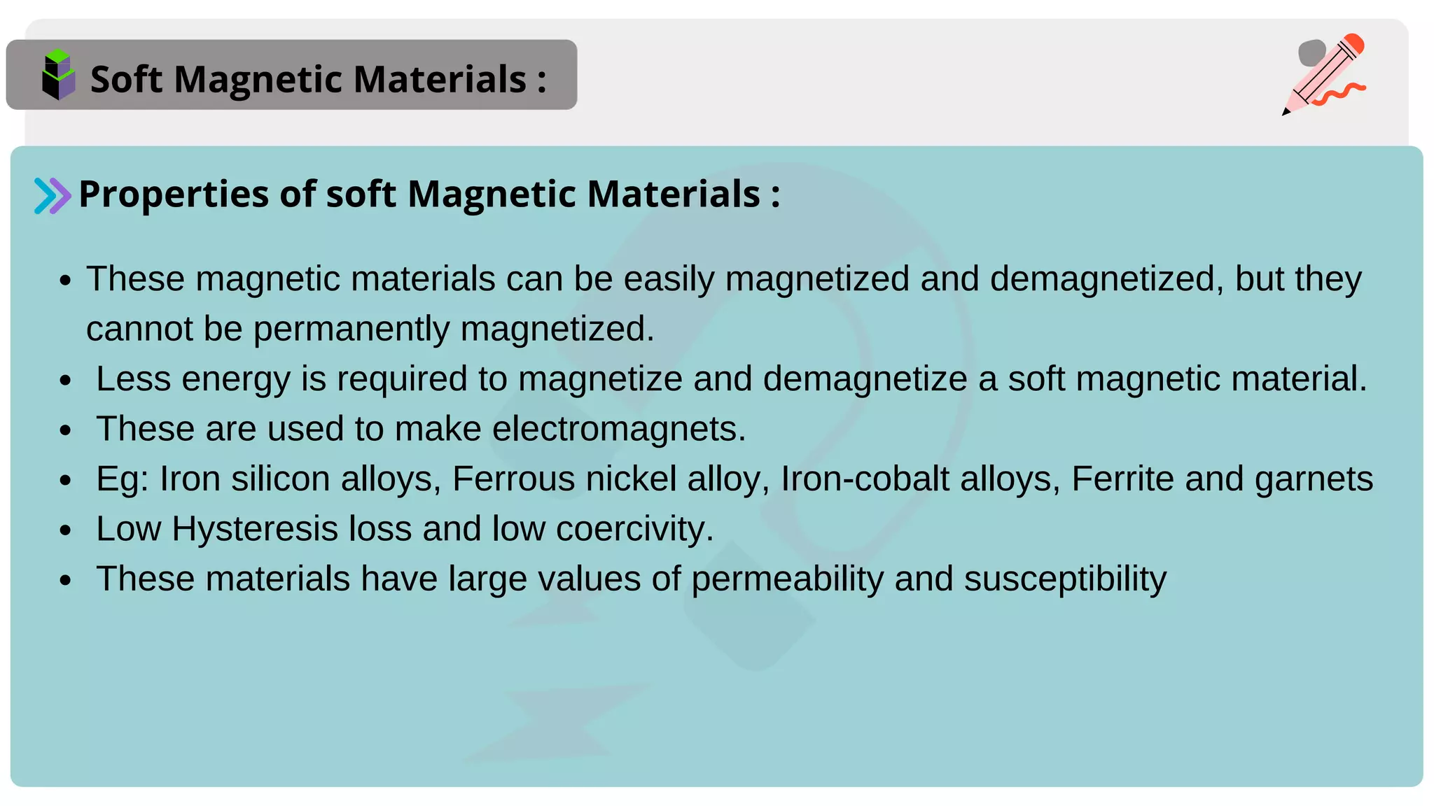 Magnetic Materials, Properties of magnetic materials and it's ...