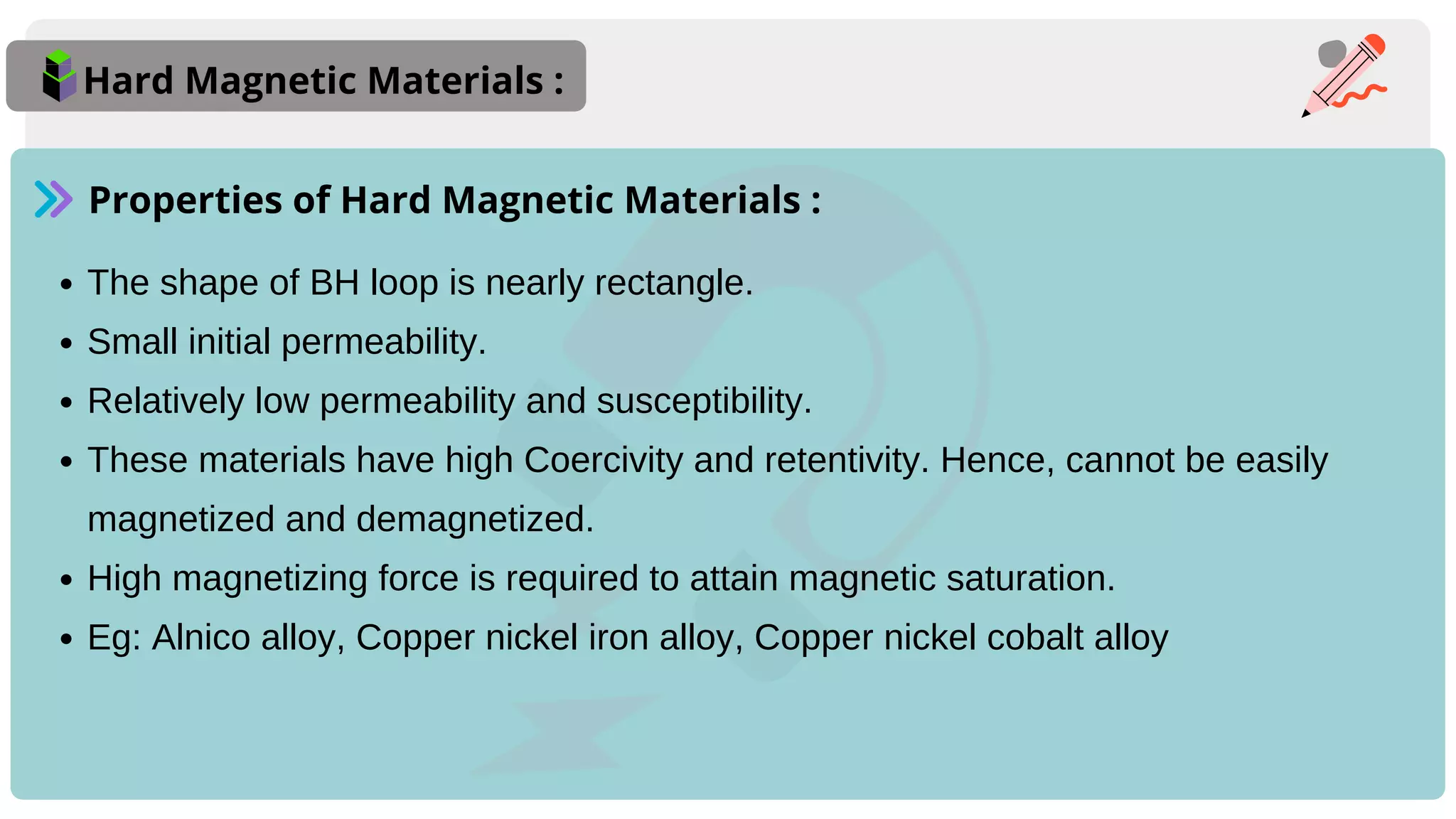 Magnetic Materials, Properties of magnetic materials and it's ...