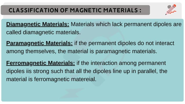 Magnetic Materials, Properties of magnetic materials and it's application | PDF