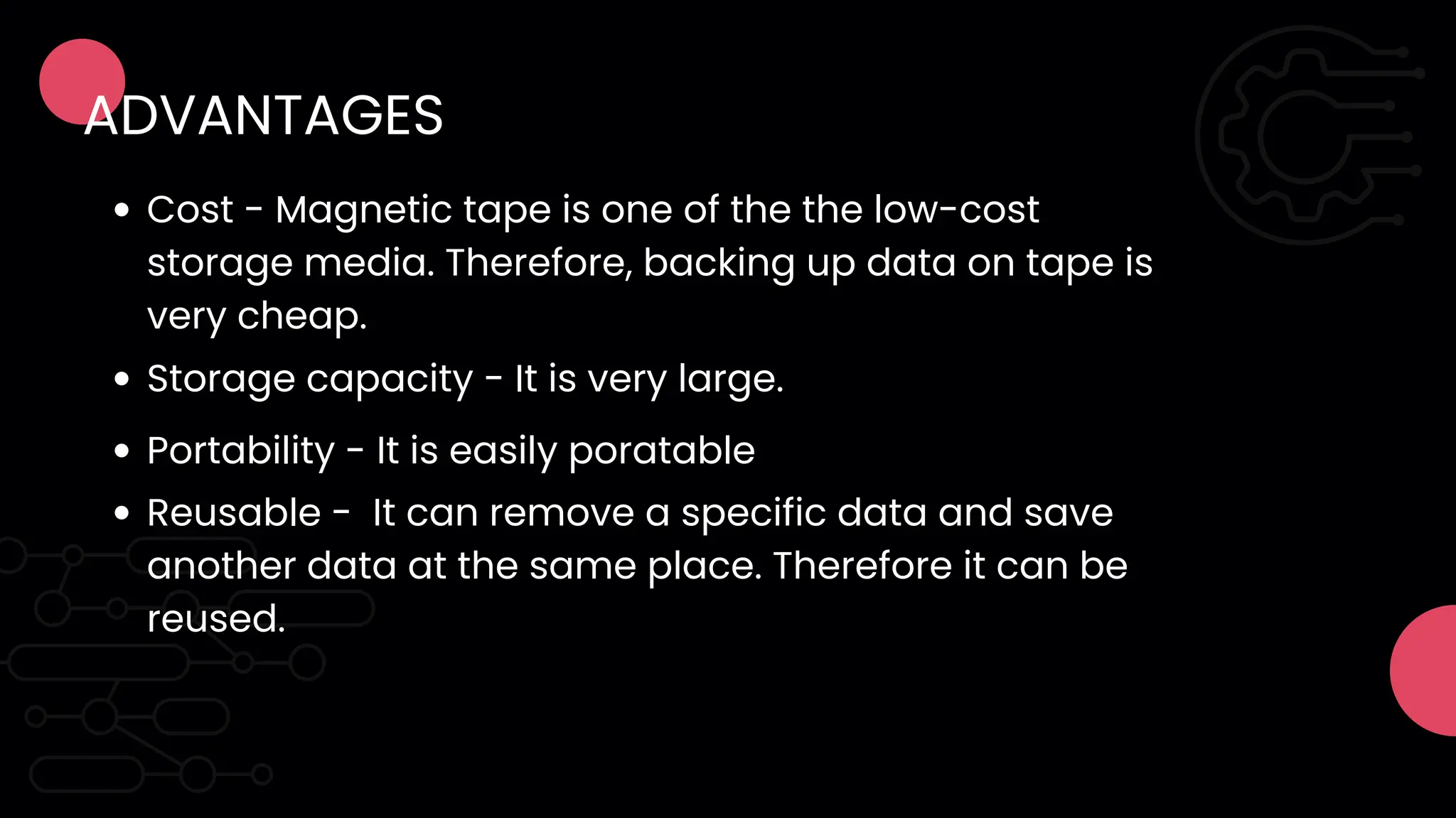 Powerpoint presentation about magnetic tapes | PPT