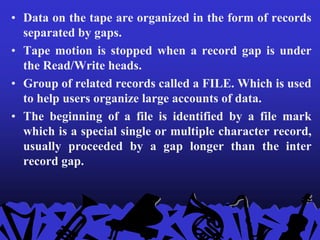 Magnetic tape system | PPTX