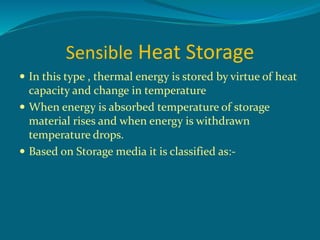 Magnetic & thermal energy storage | PPTX