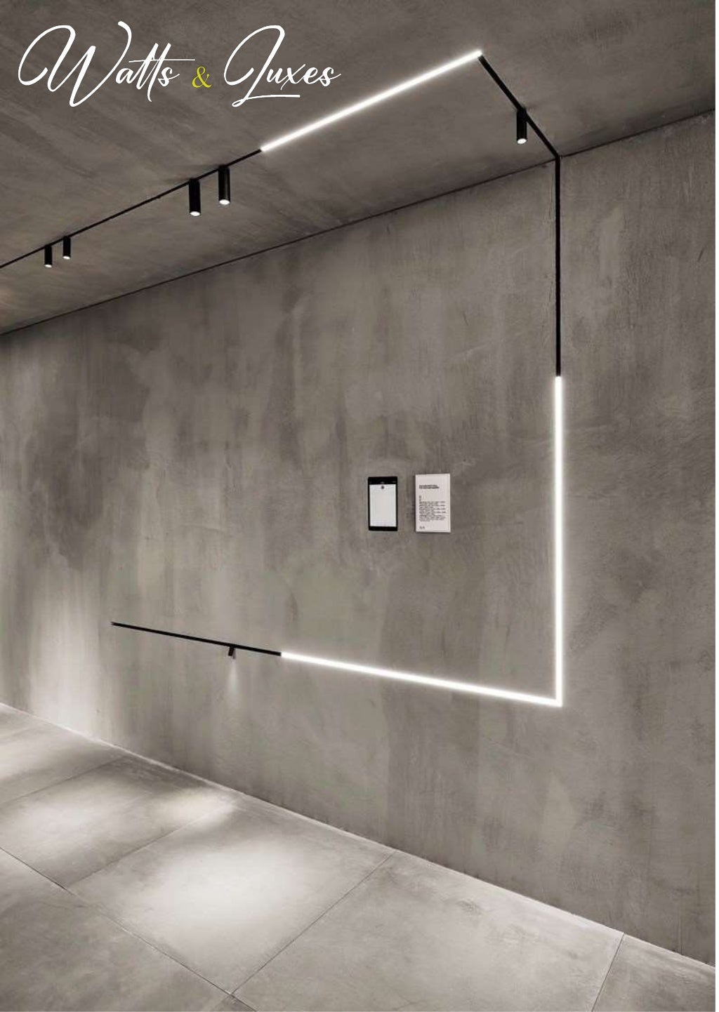 Magnetic Track Light | Watts & Luxes | Architectural Lighting | PDF