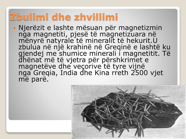 Magneti dhe fusha magnetike | PPT