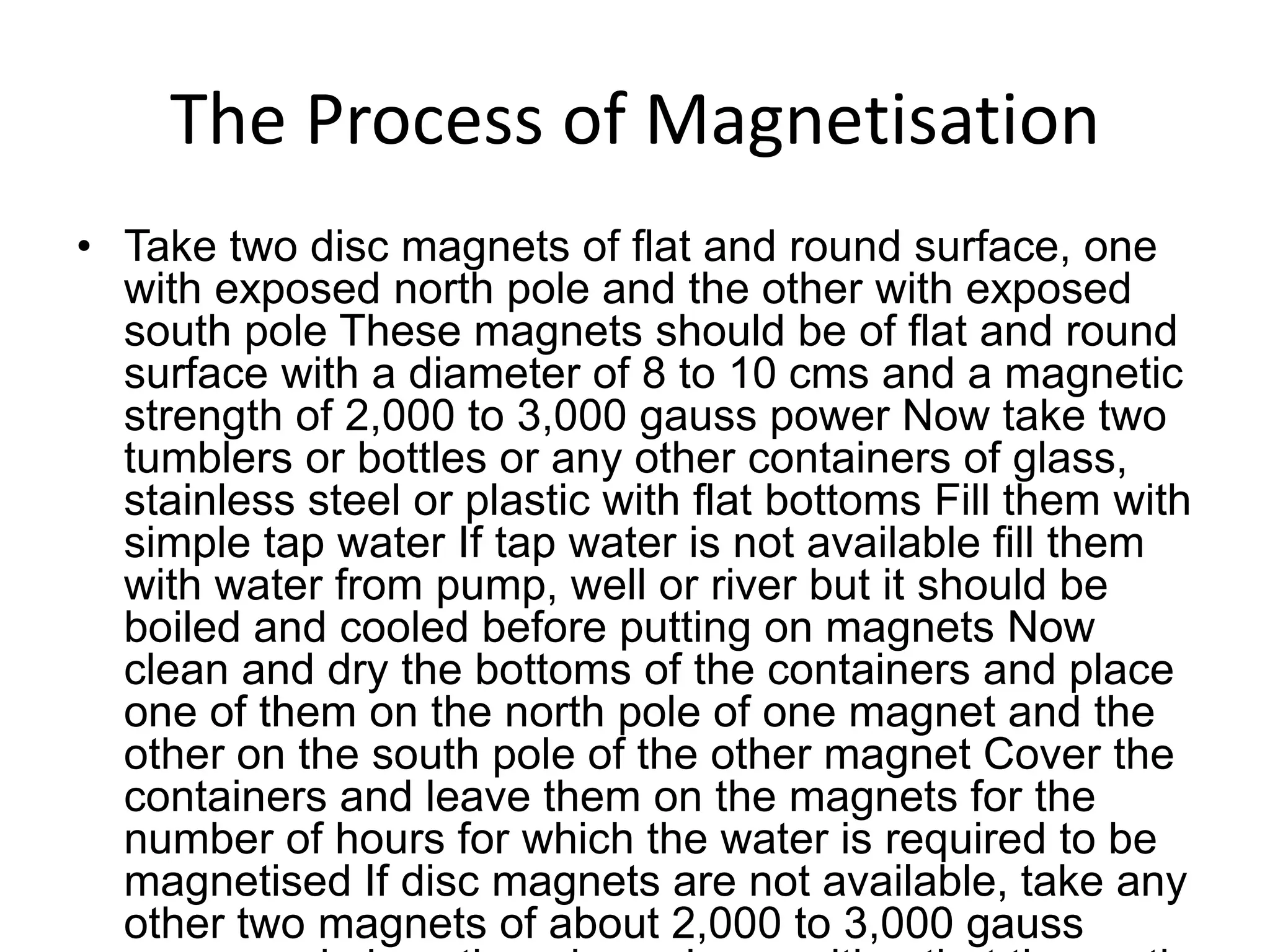 Magnetisation of Water and Other Liquids.pptx