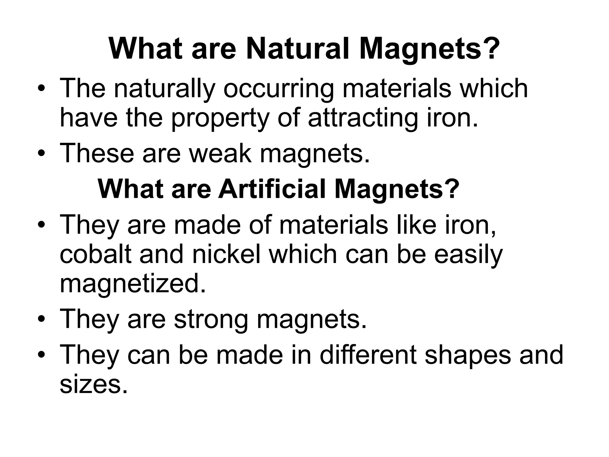 Magnetism and Electricity - ppt useful for grade 6,7 and 8 | PPTX
