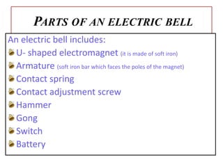 Magnetism and Electricity - ppt useful for grade 6,7 and 8 | PPTX