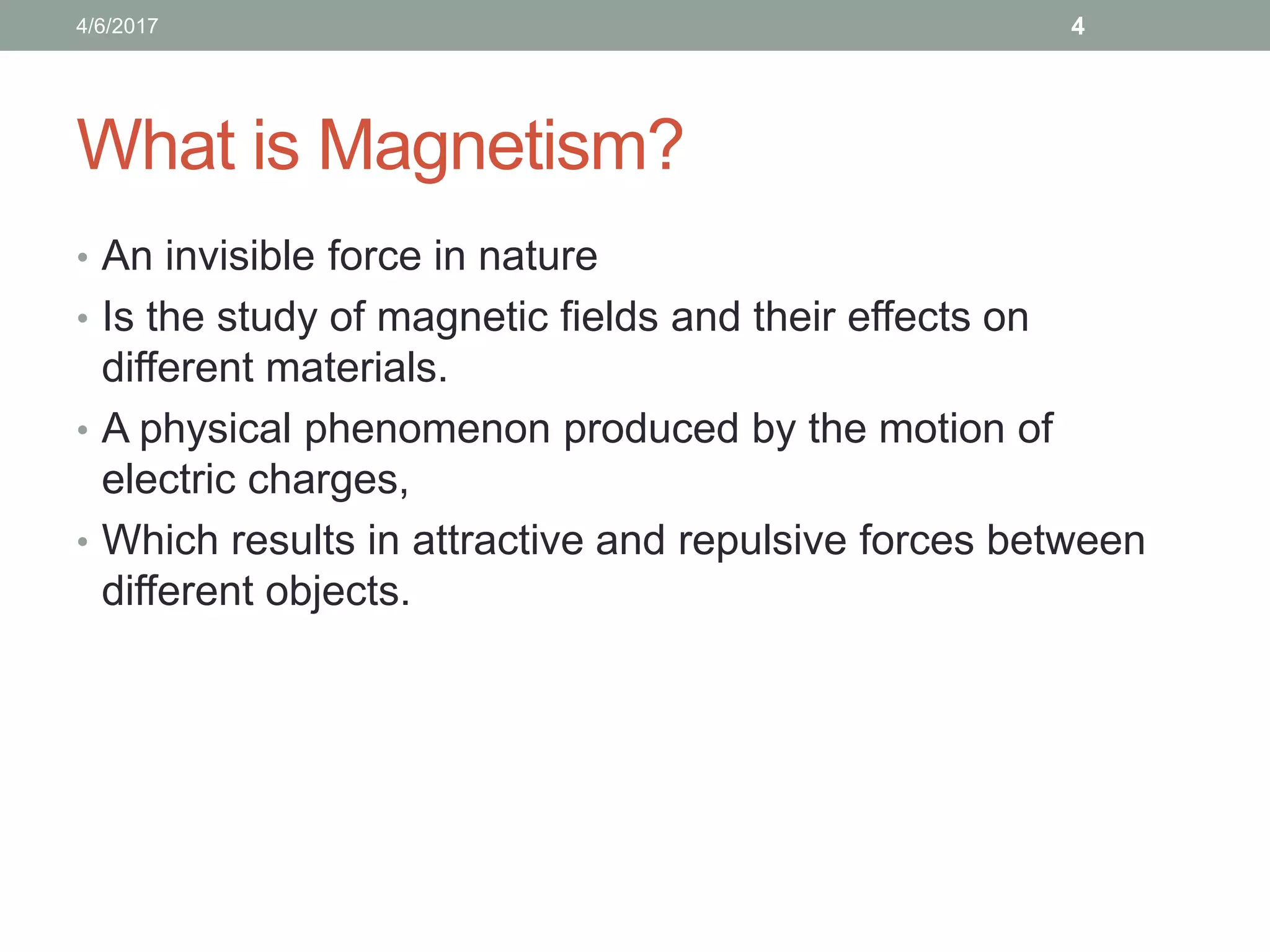 Magnetism | PPT