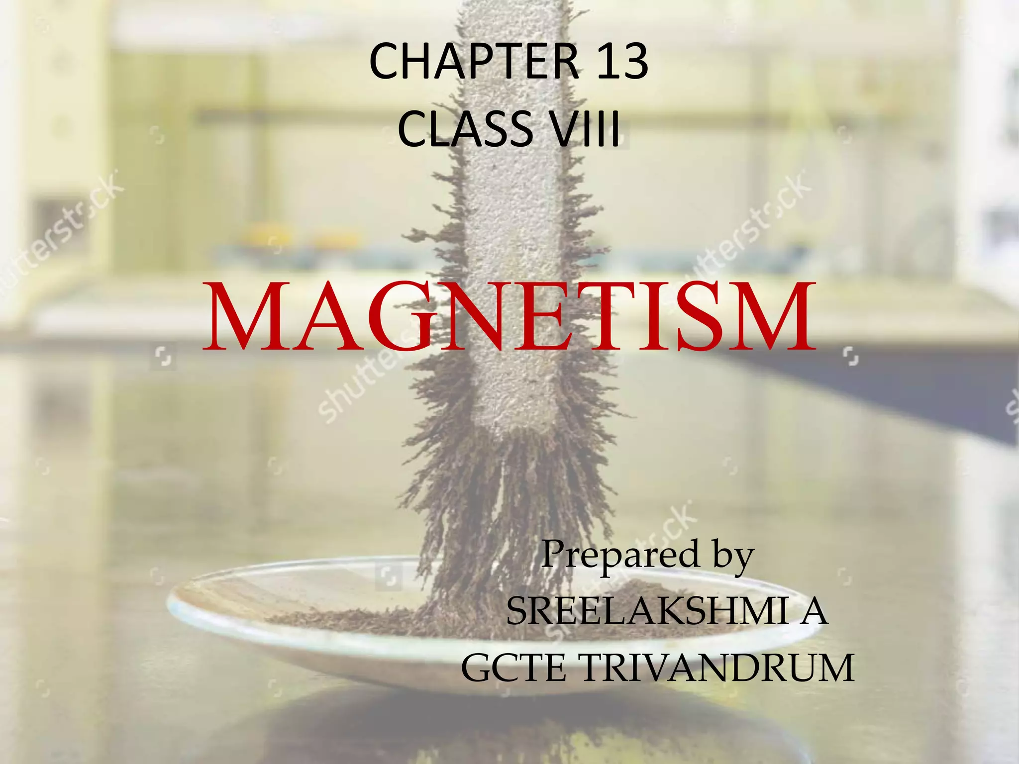 magnetism class 8 | PPTX