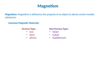 Introduction to Magnetism and Magnetic Property.pptx