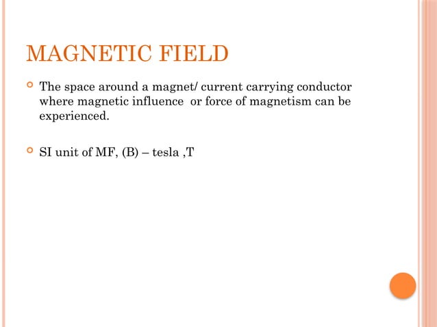 Magnetism Physics An Plus Two Class Pptx