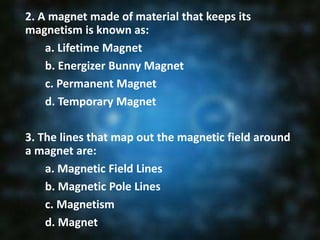 some basic principles of magnetism by lbf | PPTX