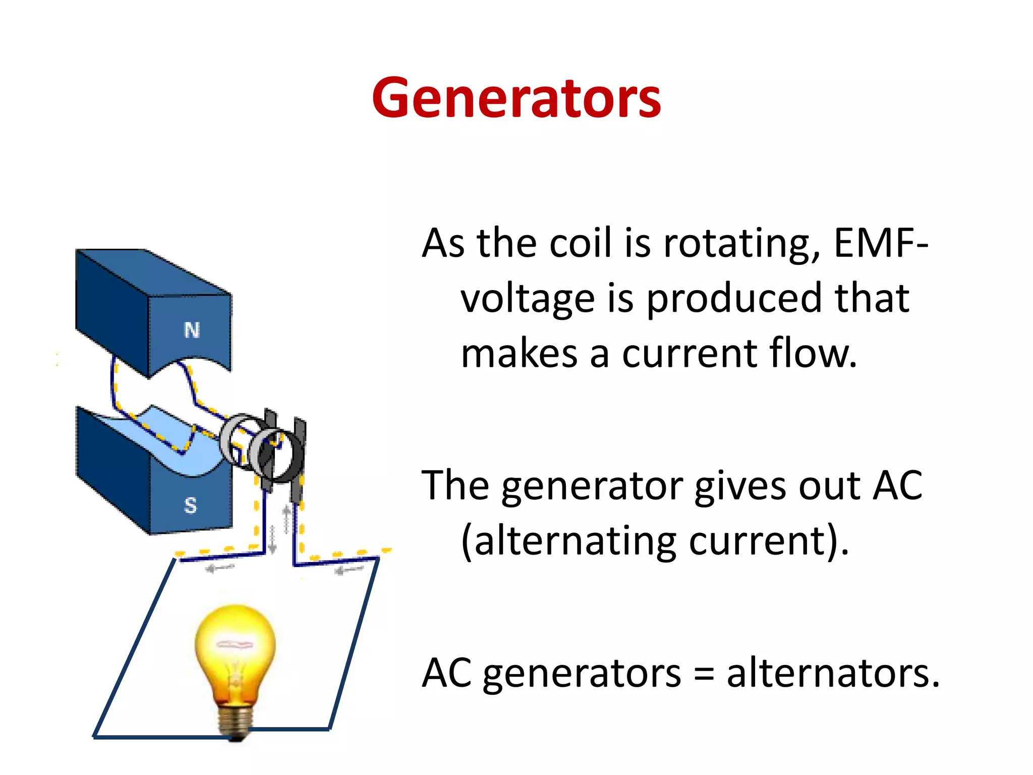 Magnetism generators and transformors | PPTX