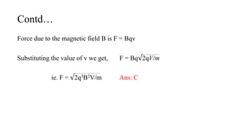 Magnetism and Magnetic Effects of Current MCQ.pptx