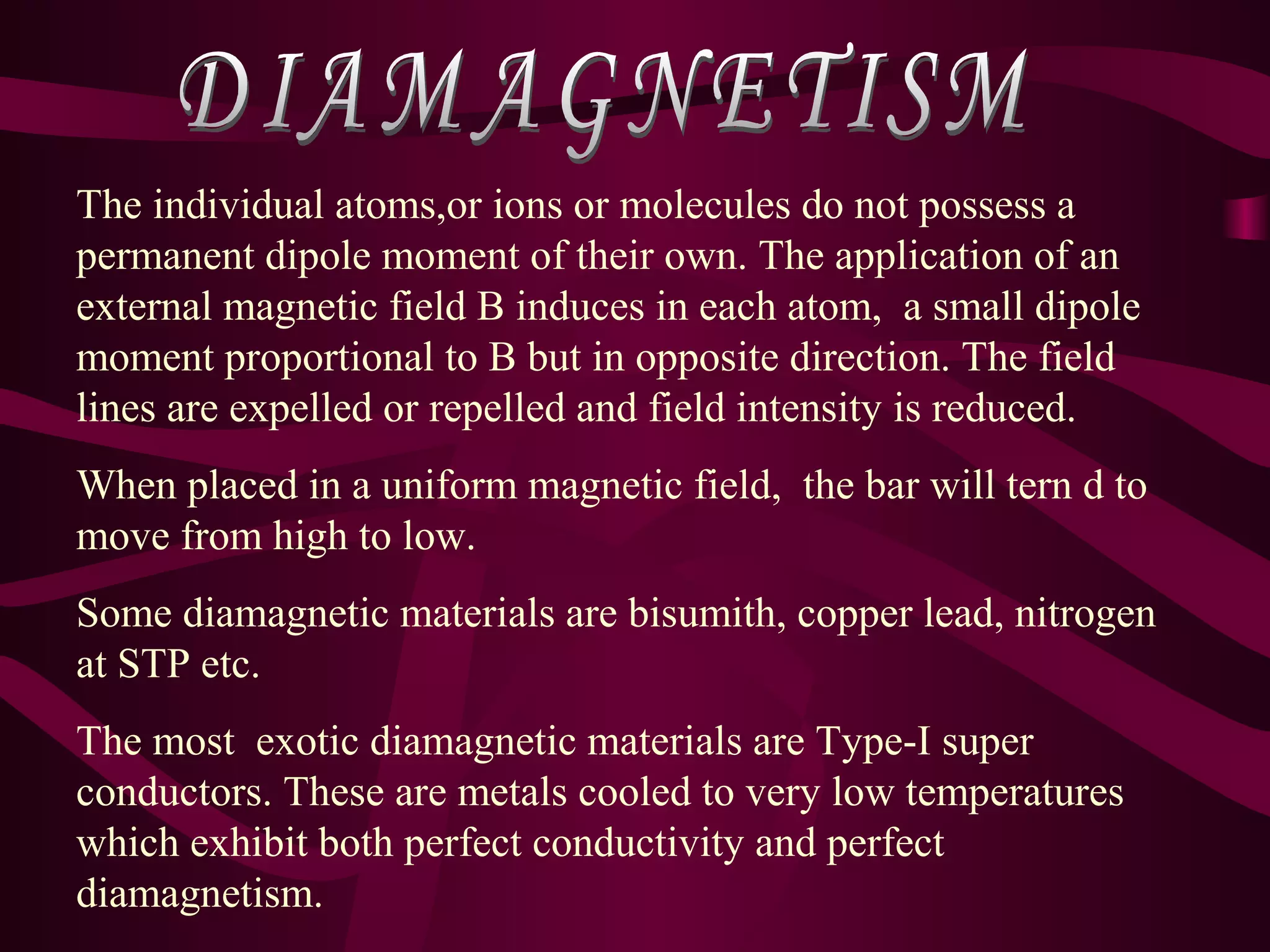 Magnetism and matter | PPT
